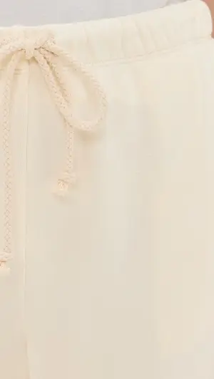 Donni. Eco Terry Sweatpants - Creme