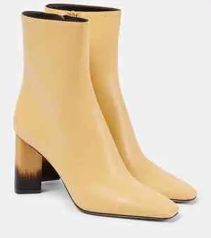 Chloe Gold Tone Booties