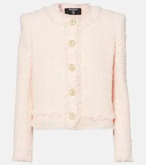 Balmain Tweed Jacket - Pink
