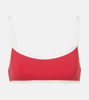 Marysia Marysia Ligne Bikini Top Red
