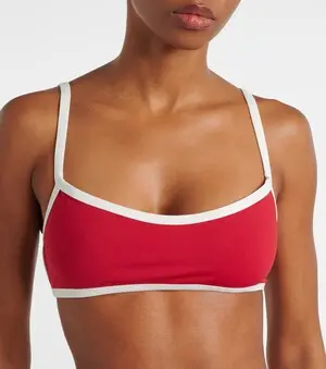 Marysia Ligne Bikini Top - Red