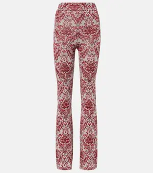 Rabanne Paisley Straight Pants