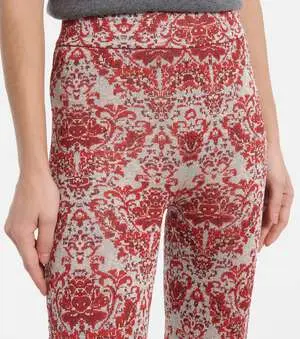 Rabanne Paisley Straight Pants