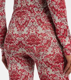 Rabanne Paisley Straight Pants