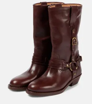Isabel Marant Étoile Heiko Leather Ankle Boots - Brown