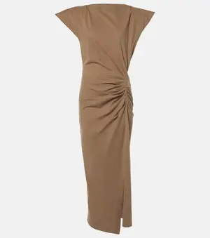 Isabel Marant Étoile Nadela Gathered Maxi Dress - Green