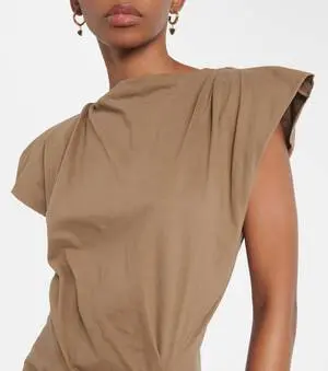 Isabel Marant Étoile Nadela Gathered Maxi Dress - Green