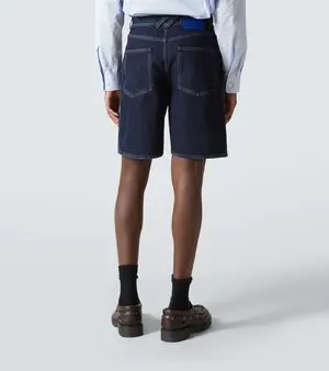 Burberry Mid-rise Denim Shorts