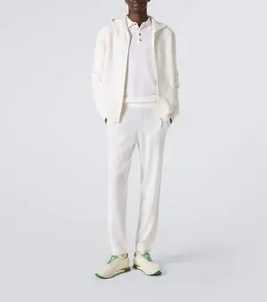 ALLUDE Wool And Cashmere Sweatpants
