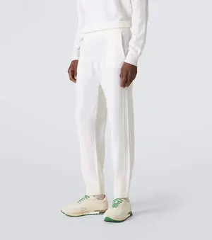 ALLUDE Wool And Cashmere Sweatpants