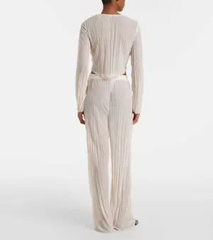 Jade Swim Amaya Wide-leg Pants Natural - White