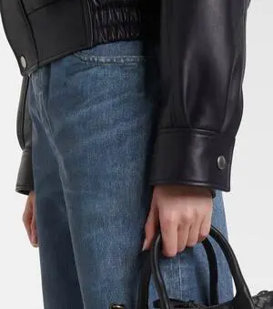 Bottega Veneta Shearling-trimmed Leather Blouson