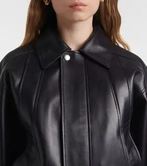 Bottega Veneta Shearling-trimmed Leather Blouson
