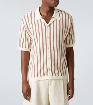 King & Tuckfield Striped Wool Shirt