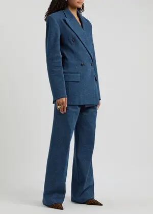 BETTTER Atlas Double-breasted Denim Blazer