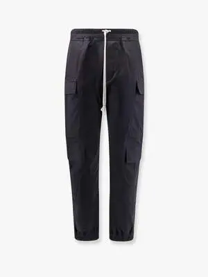 Rick Owens Mastodon Megacargo Organic Cotton Trousers - Black