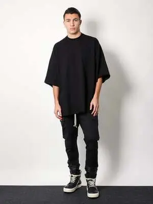 Rick Owens Mastodon Megacargo Organic Cotton Trousers - Black