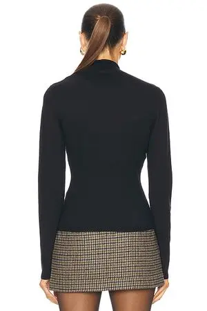 EAVES Maxine Turtleneck Sweater - Black