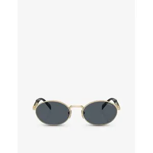 Prada Gold Metal Sunglasses