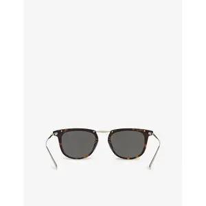 Saint Laurent Ys000620 Sl 753 Round-frame Sunglasses - Brown