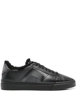 Santoni Leather Sneakers