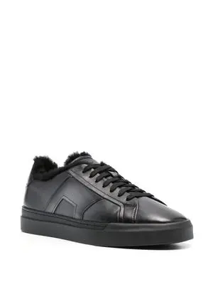 Santoni Leather Sneakers