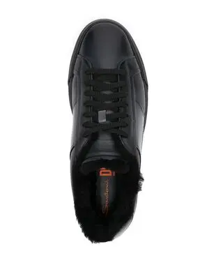 Santoni Leather Sneakers