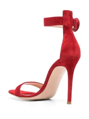 GIANVITO ROSSI 105mm Portofino Sandals - Red