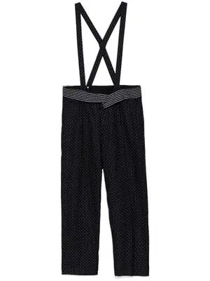 MIDORIKAWA Shoulder-strap Tailored Trousers