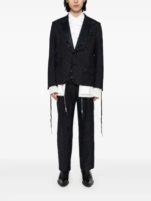 MIDORIKAWA Shoulder-strap Tailored Trousers