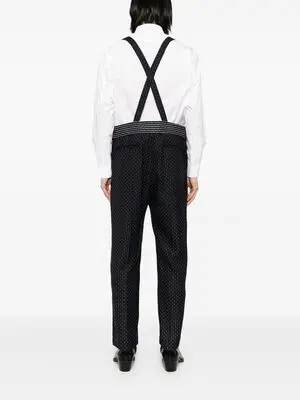 MIDORIKAWA Shoulder-strap Tailored Trousers