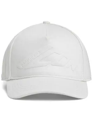 Dsquared2 Embossed Logo Baseball Cap - White