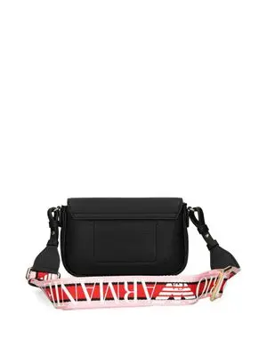 Emporio Armani Logo-print Crossbody Bag - Black