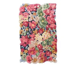 MACKENZIE-CHILDS Laura's Flowers 2'3' X 3'9' Ru - One-color