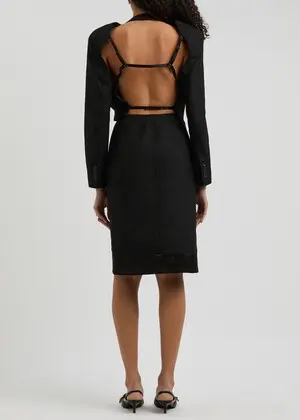 BETTTER Agnelli Open-back Wool Dress