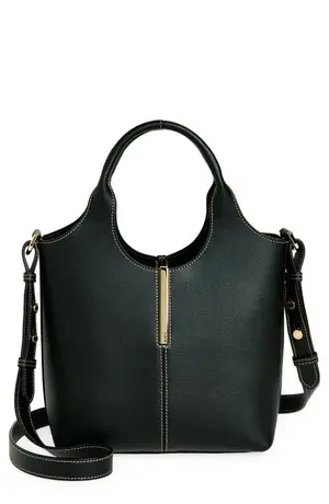 TOD'S Mini Leather Tote - Nero
