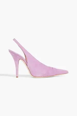 Philosophy Di Lorenzo Serafini Suede Slingback Pumps - Lavender