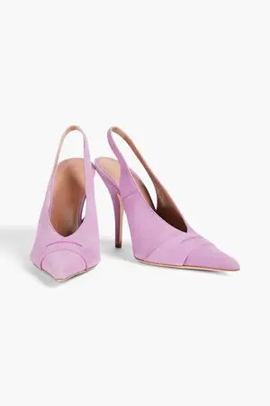 Philosophy Di Lorenzo Serafini Suede Slingback Pumps - Lavender