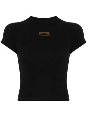 Ottolinger Ribbed Deconstructed T-shirt - Black