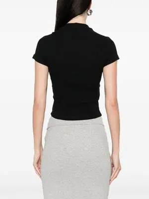 Ottolinger Ribbed Deconstructed T-shirt - Black
