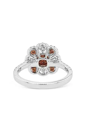 HYT JEWELRY 18k White Gold And Platinum Diamond Ring