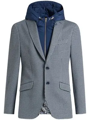Etro Micro Check-pattern Blazer