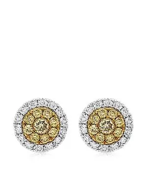 HYT JEWELRY Diamond Stud Earrings - Silver