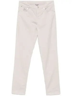 Brunello Cucinelli Logo-embroidered Trousers