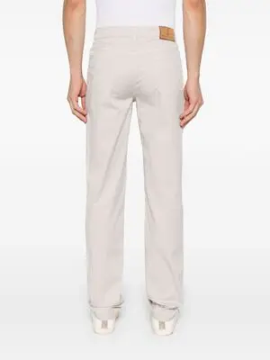 Brunello Cucinelli Logo-embroidered Trousers