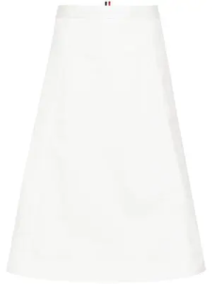 THOM BROWNE A-Line Midi Skirt