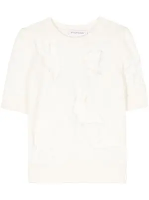 Viktor & Rolf Knitted Top - White