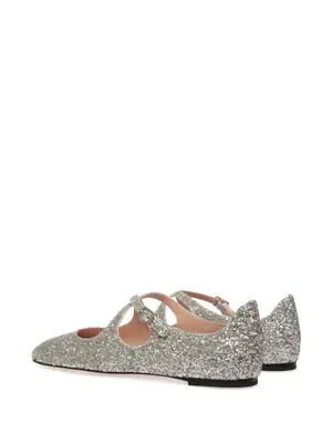 Bally Glitter Ballerinas - Silver