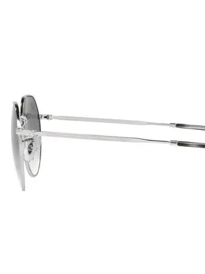 Ray-ban Jack Round-frame Sunglasses - Silver