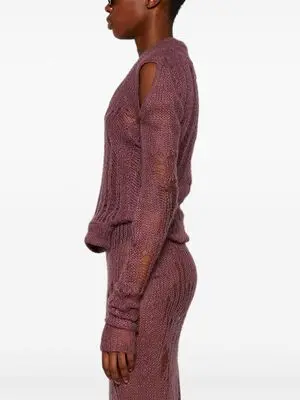 Rick Owens Spider Banana Sweater - Pink